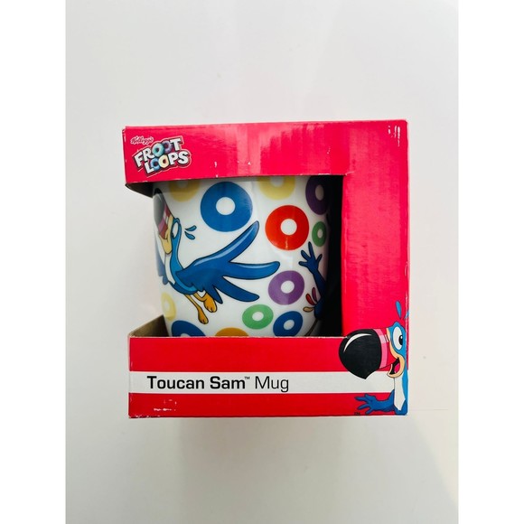 Kellogs | Dining | Kelloggs Toucan Sam Froot Loops Mug Cup New 23 Nib ...